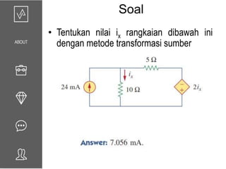 Transformasi sumber (tegangan dan arus) | PPTX