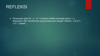 Transformasi Geometri | PPT