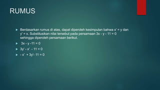 Transformasi Geometri | PPT