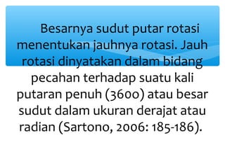 Transformasi(translasi rotasi-dilatasi) | PPT