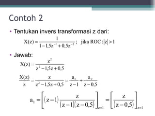 Transformasi z | PPT