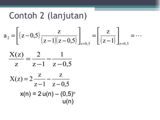 Transformasi z | PPT