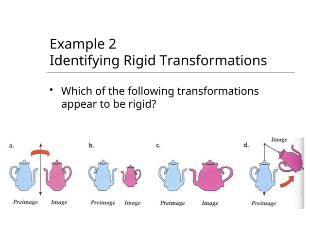 transformation Exploring Rigid Motion in a plane | PPT | 3-D Graphics ...