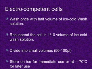 Transformation in molecular biology .ppt