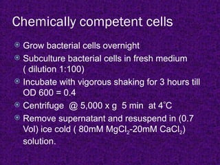 Transformation in molecular biology .ppt
