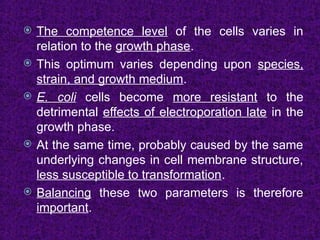 Transformation in molecular biology .ppt