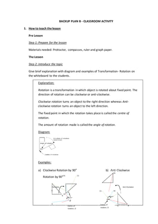 Transformation rotation | DOCX