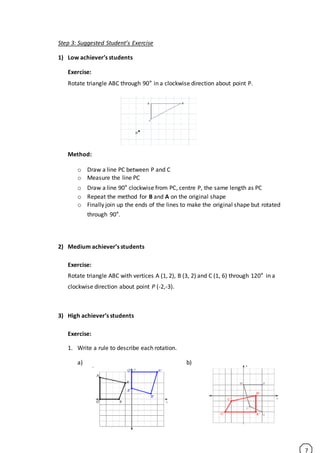 Transformation rotation | PDF
