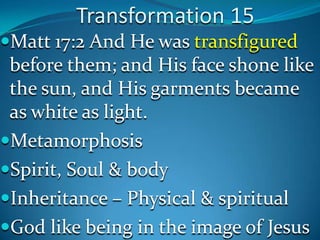 Transformation 2012 15 | PPT