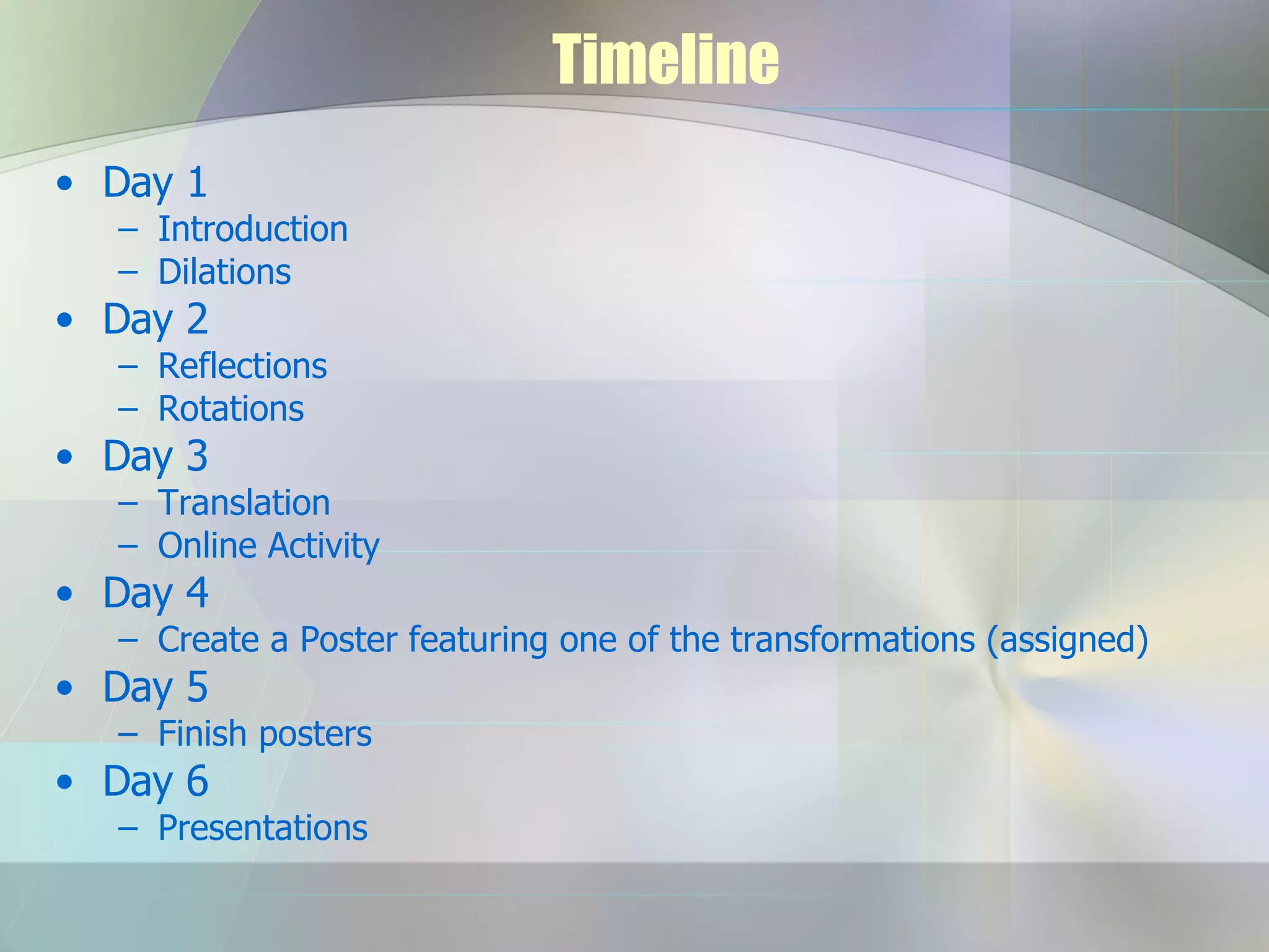 Transformational Geometry Lesson Plan | PPT