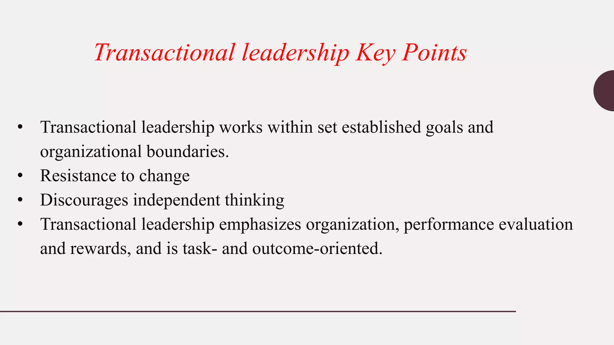 Transformational and transactional leadership | PPTX | Executive ...
