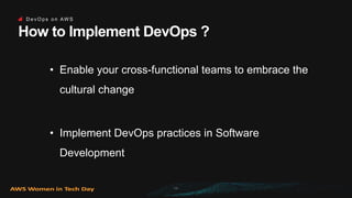 Transformational DevOps with AWS Native Tools | PDF