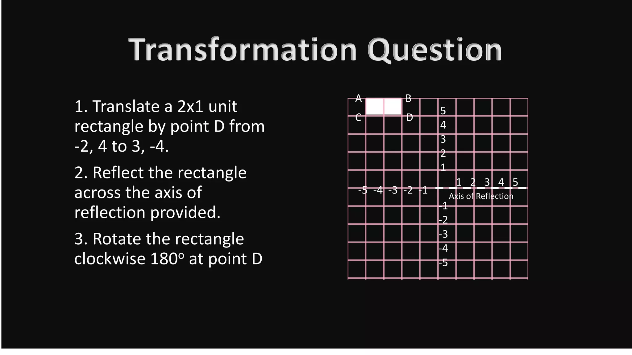 Transformational geometry | PPTX | 3-D Graphics | Computer Software and ...