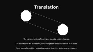 Transformational geometry | PPTX