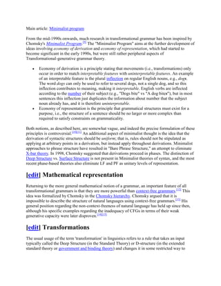 Transformational grammar | DOCX