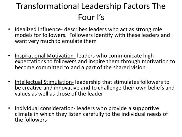 Transformational leadership