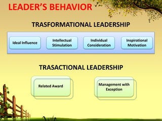Transformational leadership | PPTX