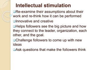 Transformational leadership | PPTX | Executive Leadership & Management ...