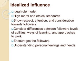 Transformational leadership | PPTX | Executive Leadership & Management ...