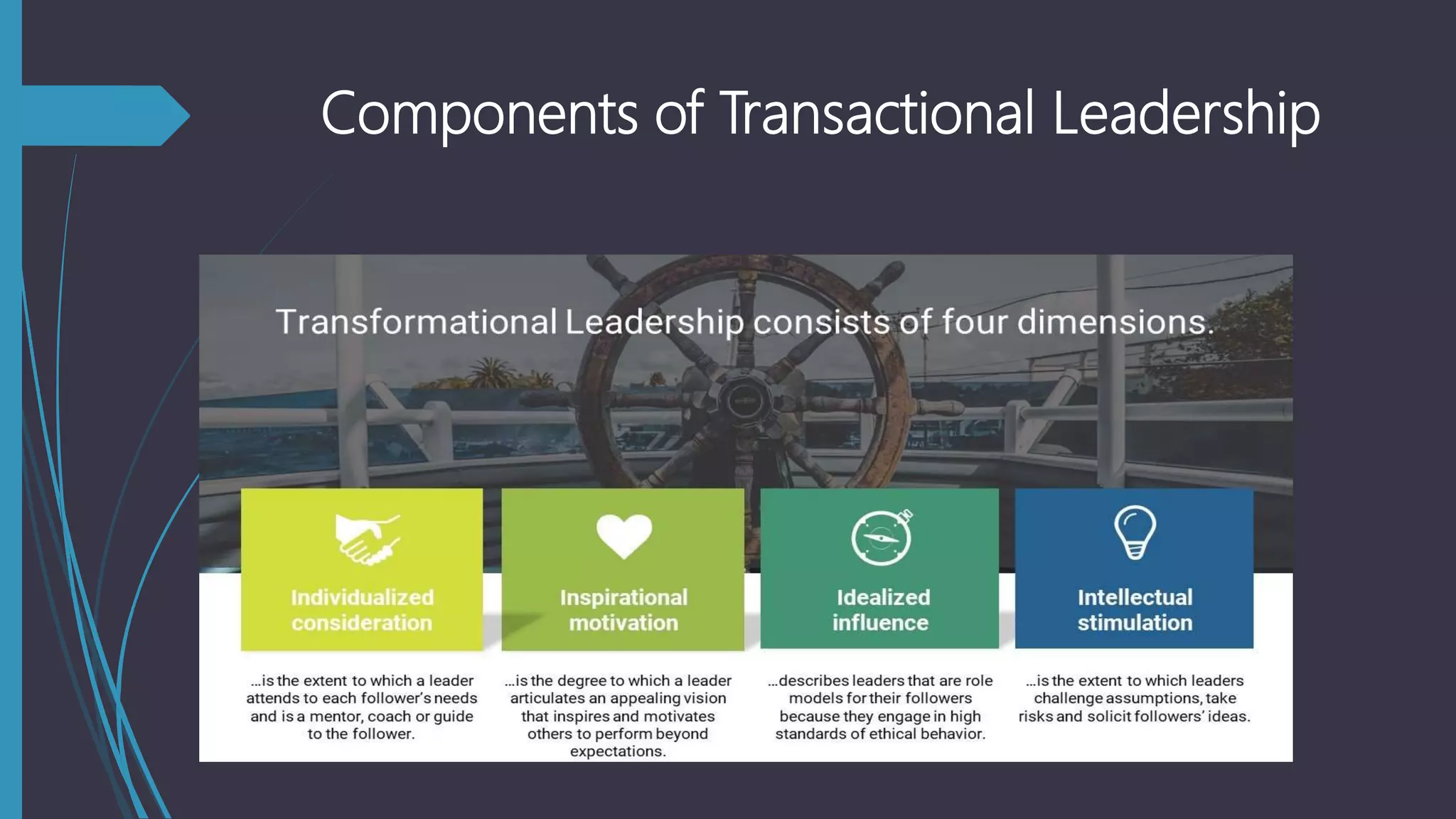 Transformational leadership, its components and advantages and ...