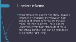 Transformational leadership, its components and advantages and ...