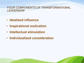 Transformational leadership ppt 2 | PPTX