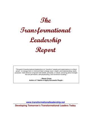 Leadership Report Cover