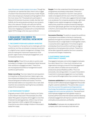 The transformational path to digital human capital management | PDF