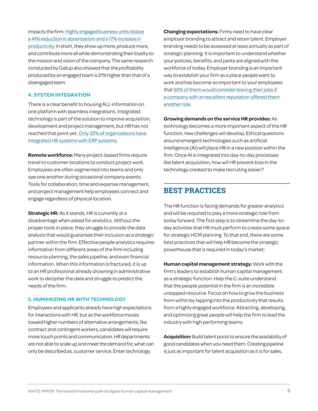 The transformational path to digital human capital management | PDF