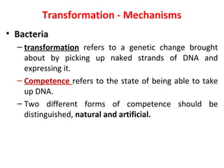 Transformation and transfection | PPT