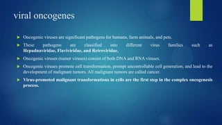 Transformation by DNA and RNA viruses | PPTX