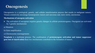 Transformation by DNA and RNA viruses | PPTX