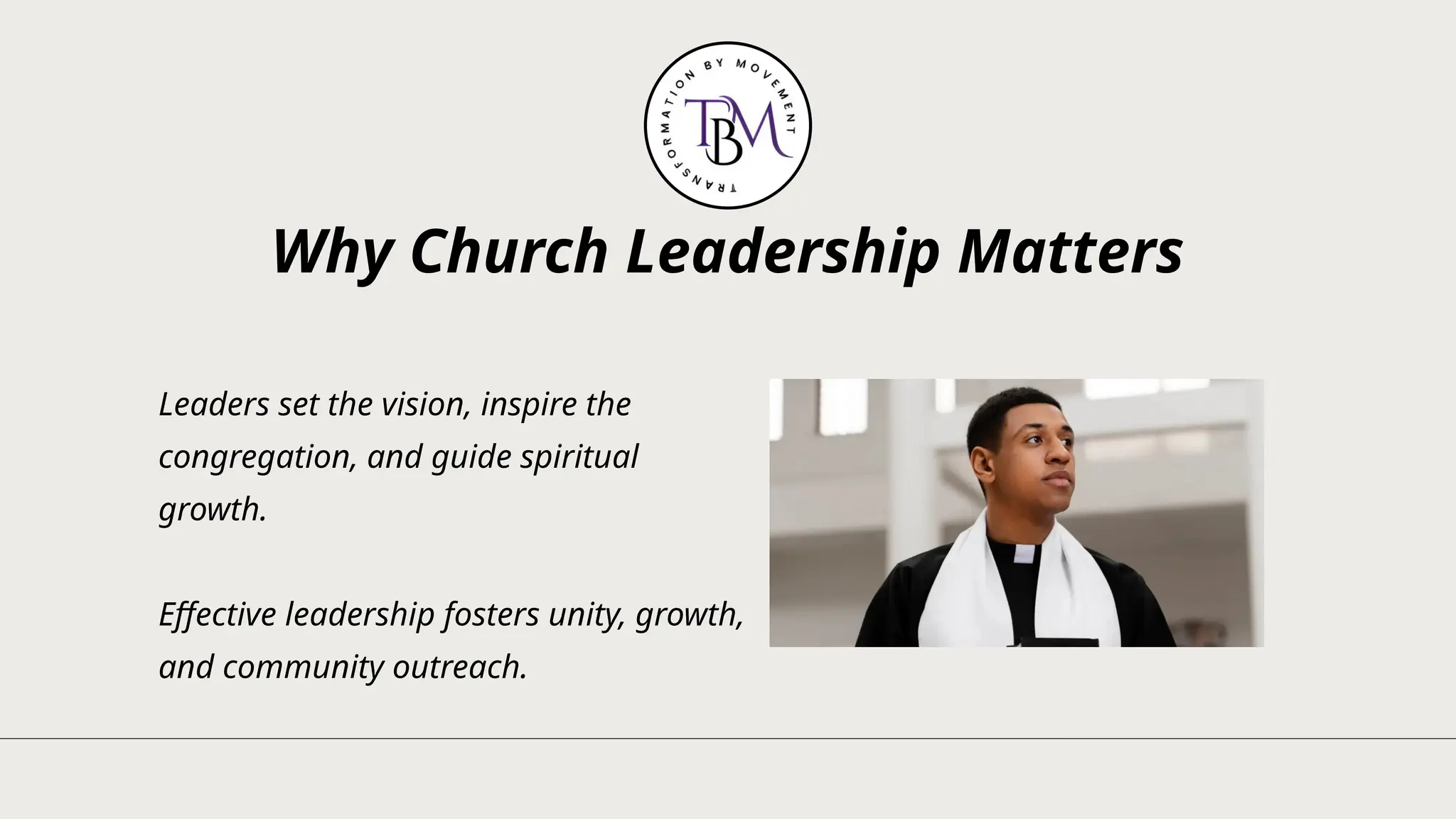 Transformation By Movement Church Leadership Development | PPTX