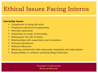 Transformation: Ensuring Student Success In An Internship | PPT