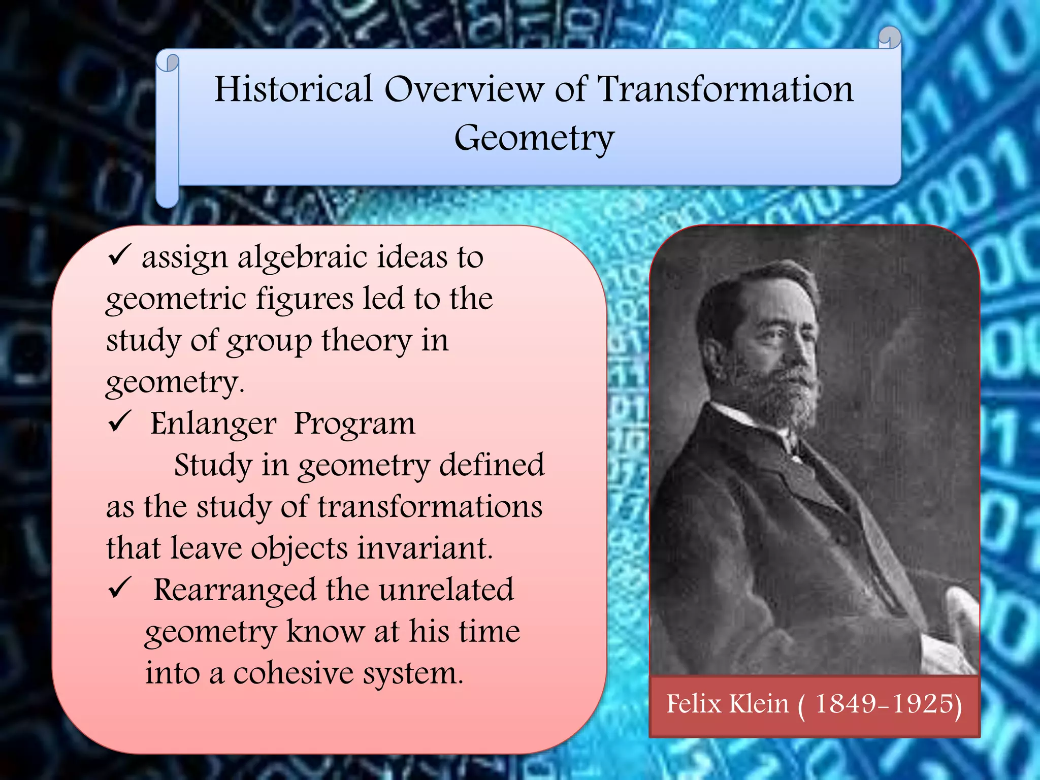 Transformation geometry | PPTX | Geography | Science