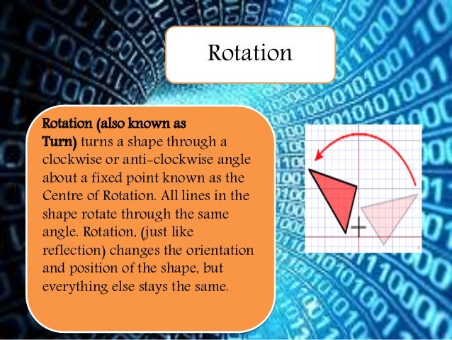 Transformation geometry