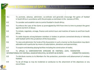 Transformation in south african football | PPT