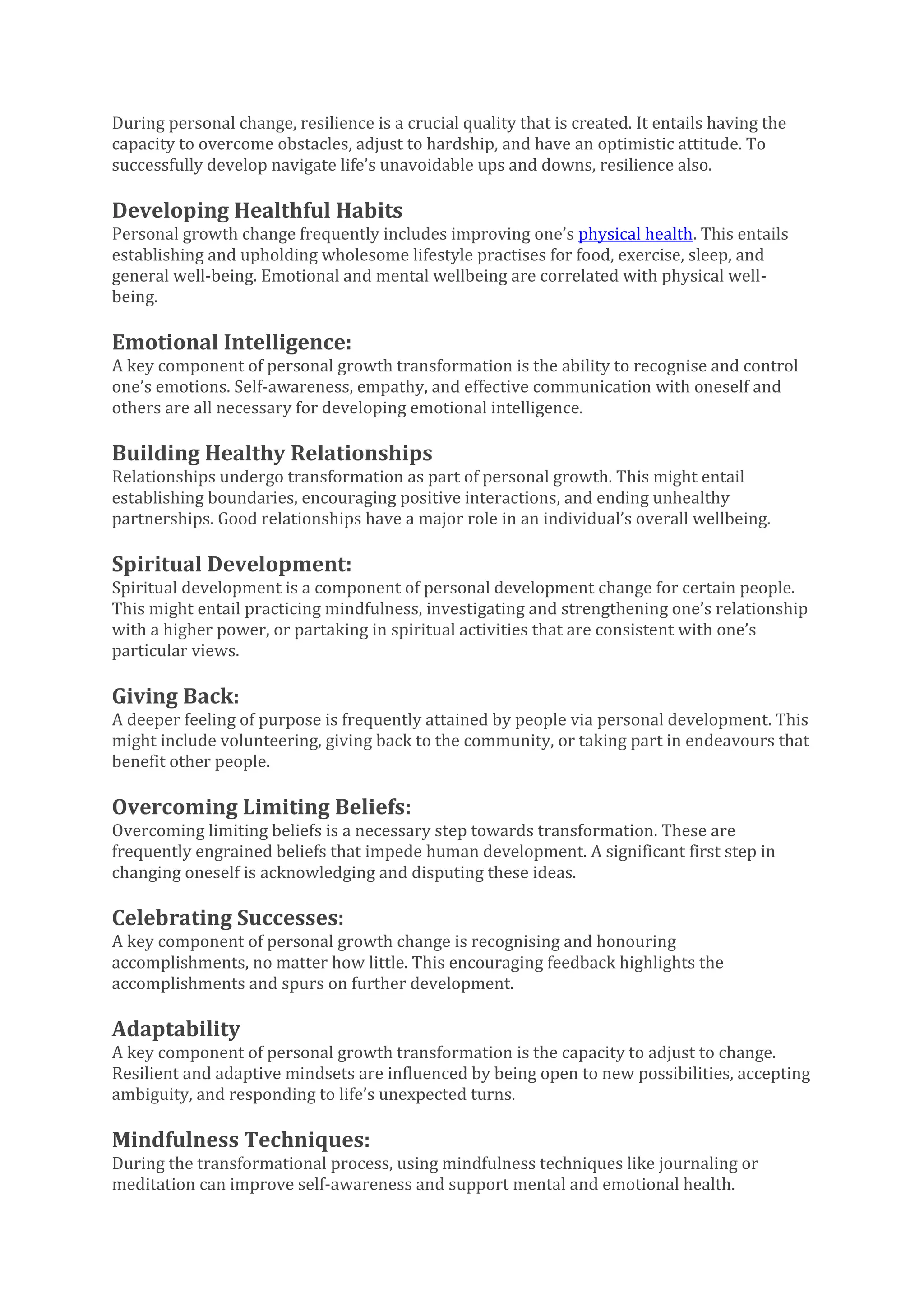 Transformation Meaning- What Is Transformation? | PDF