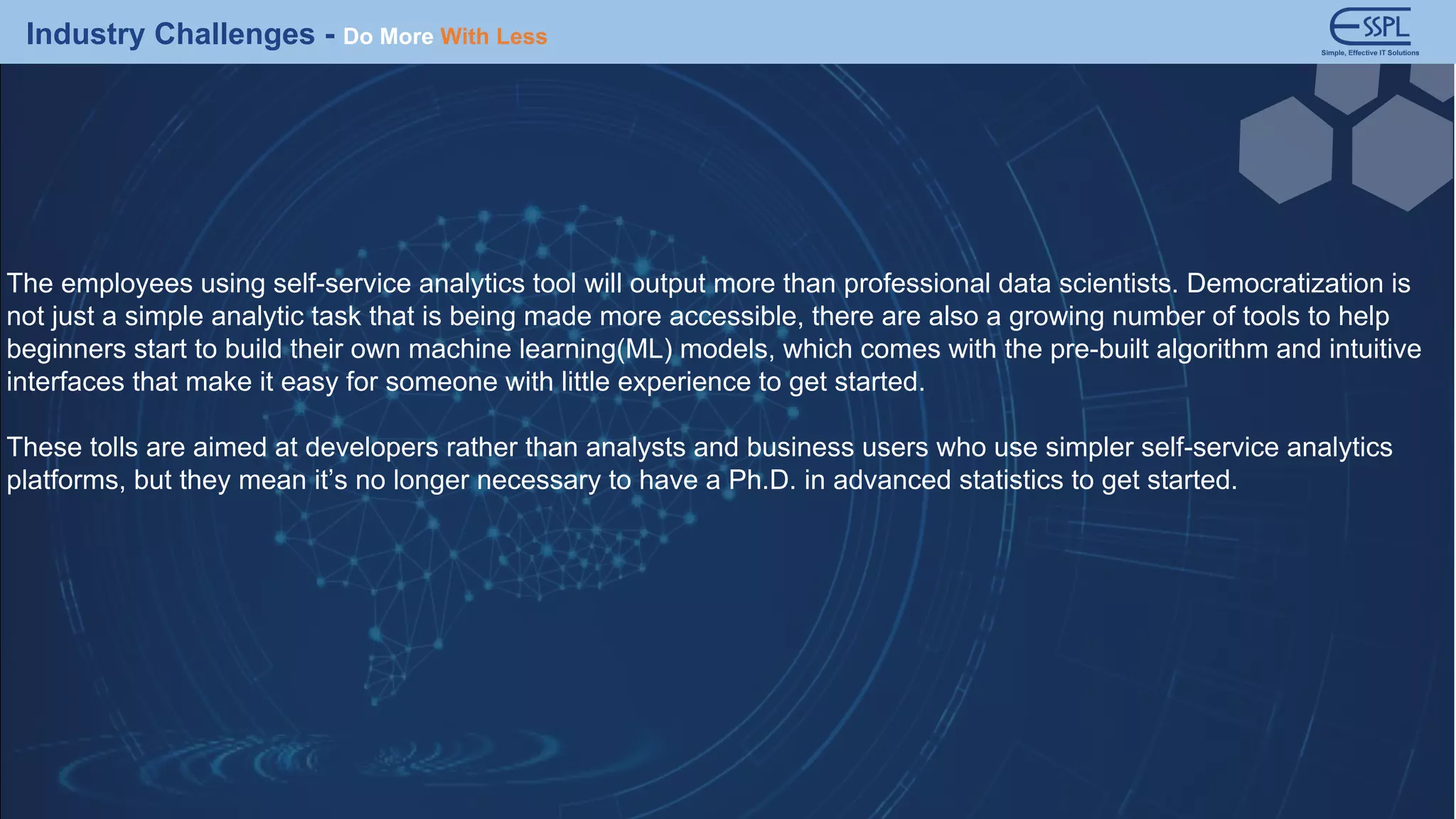 Transformation of bi through ai and ml democratization | PDF