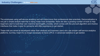 Transformation of bi through ai and ml democratization | PDF