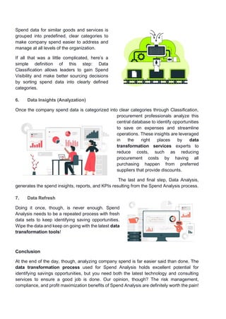 Transformation of business analytics from business intelligence | PDF
