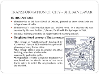 TRANSFORMATION OF CITY - BHUBANESWAR.pptx