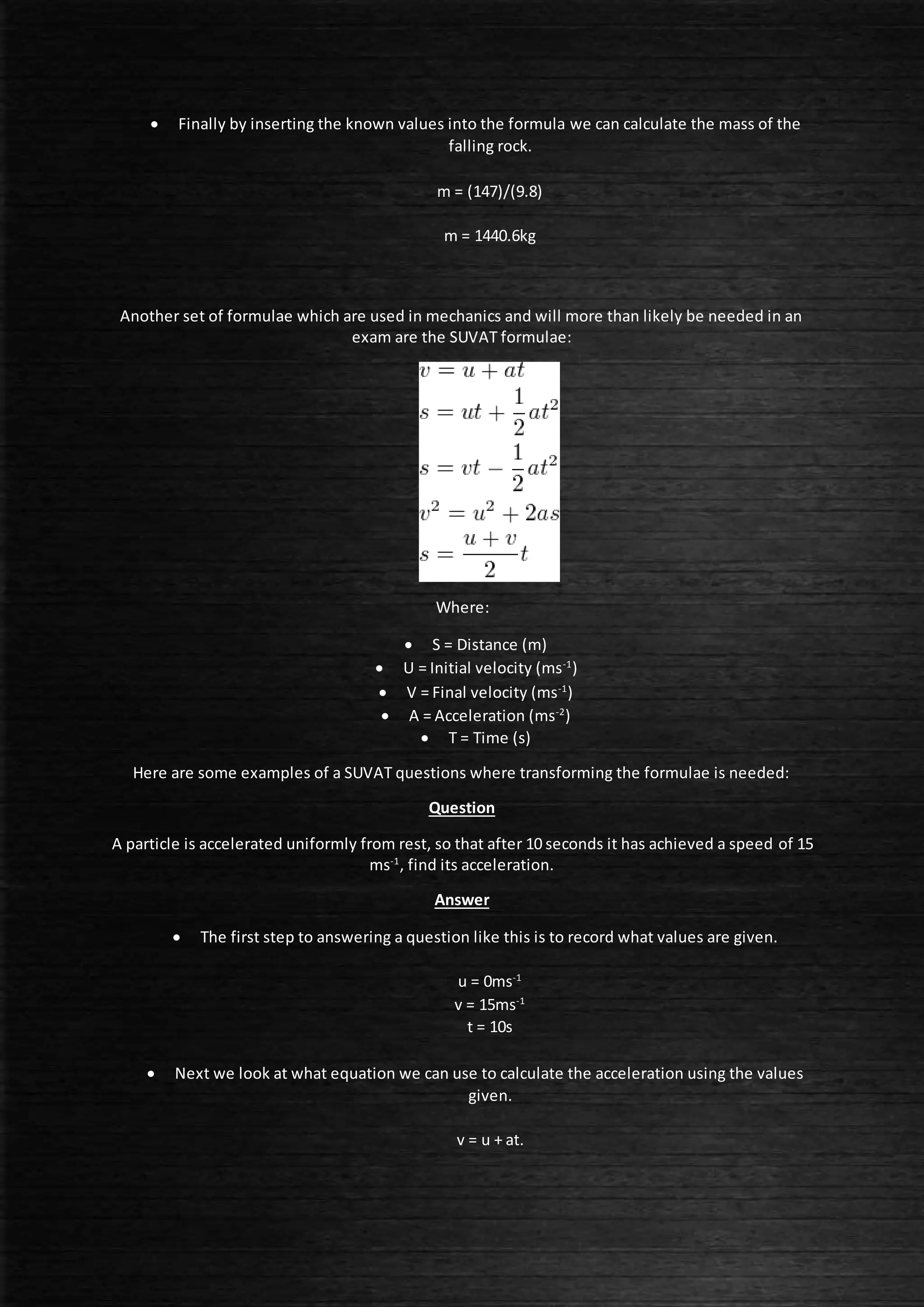 Transformation of formulae | DOCX