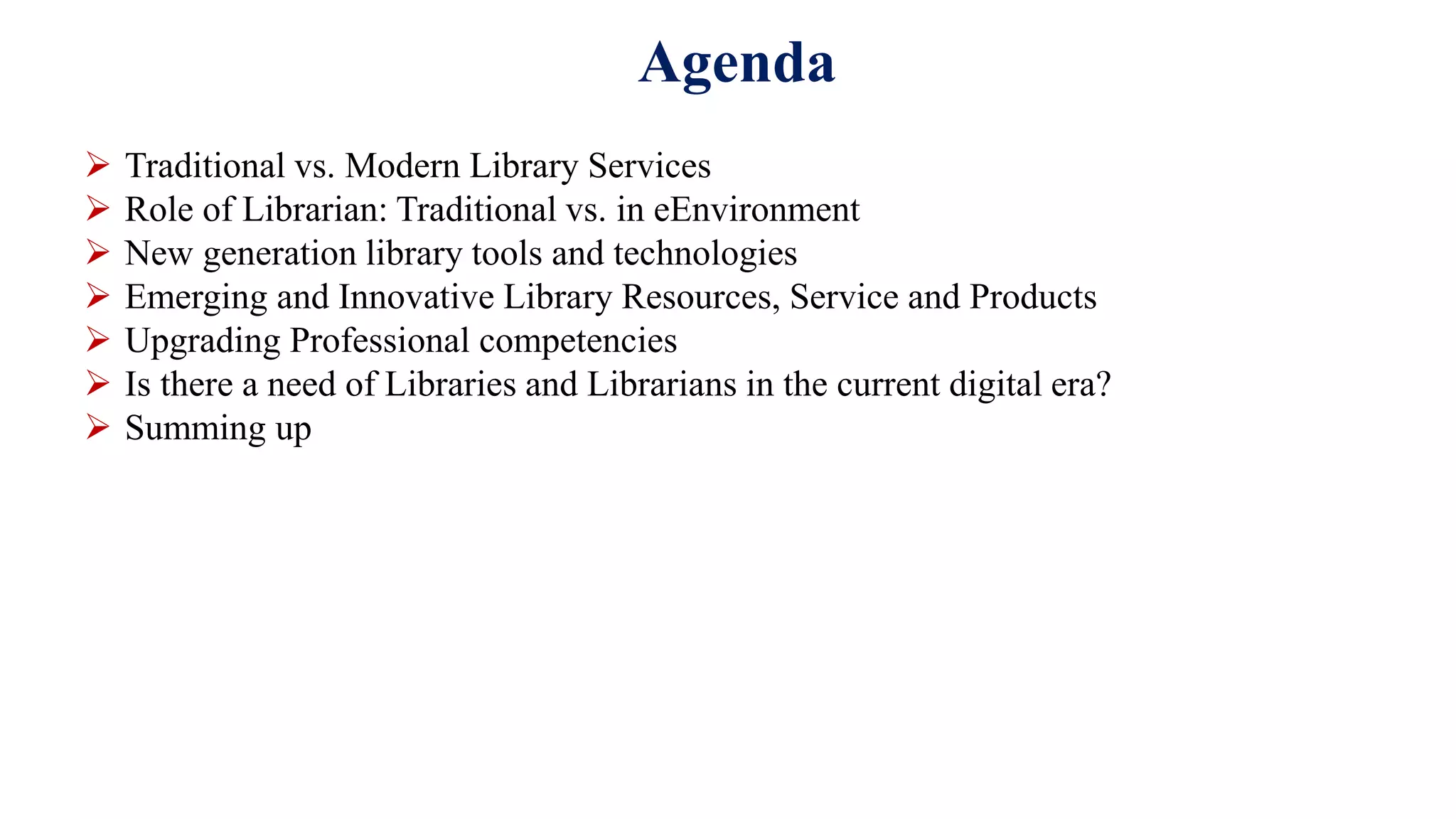 Transformation of library and information science: Resources, services ...