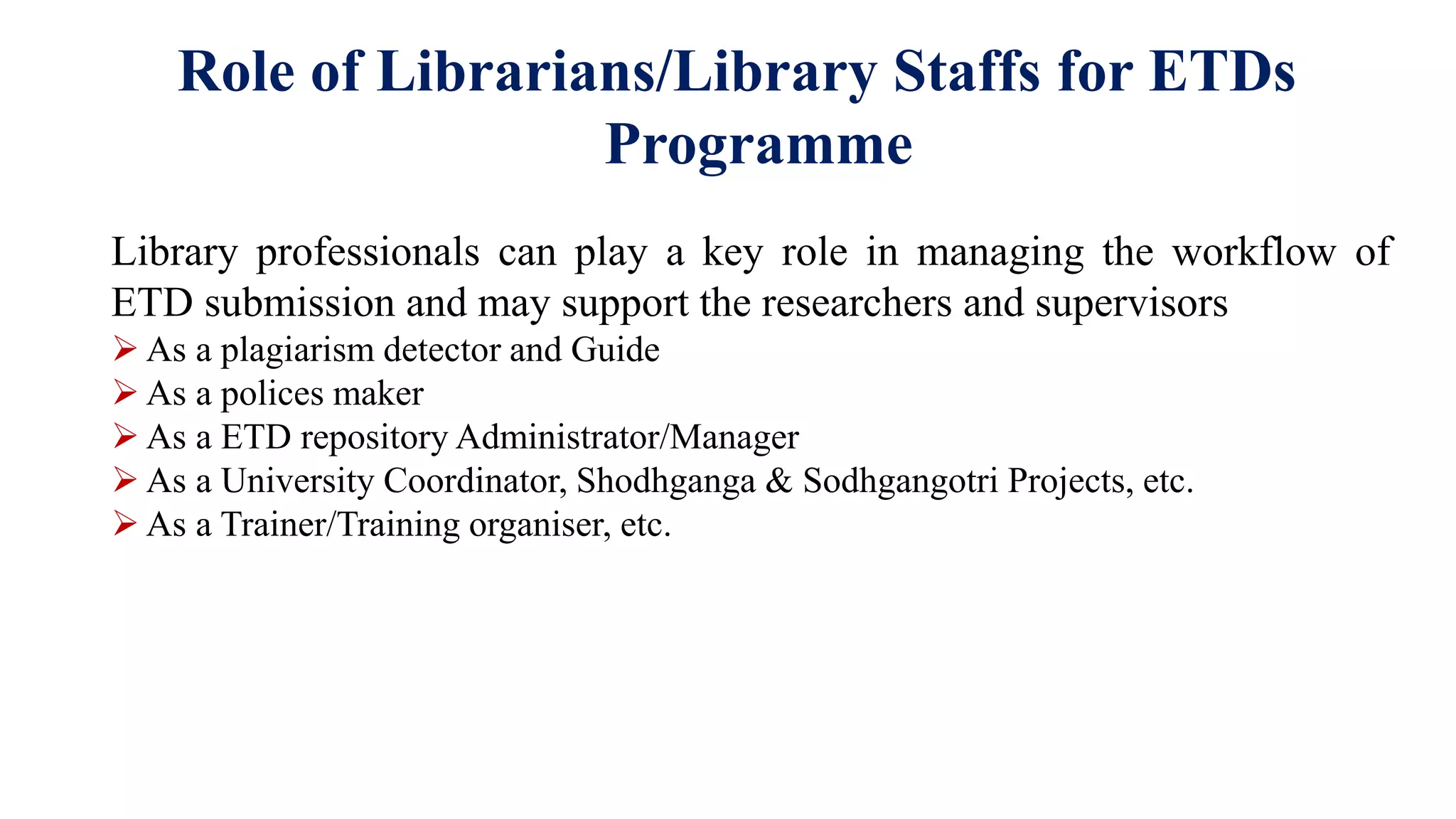 Transformation of library and information science: Resources, services ...