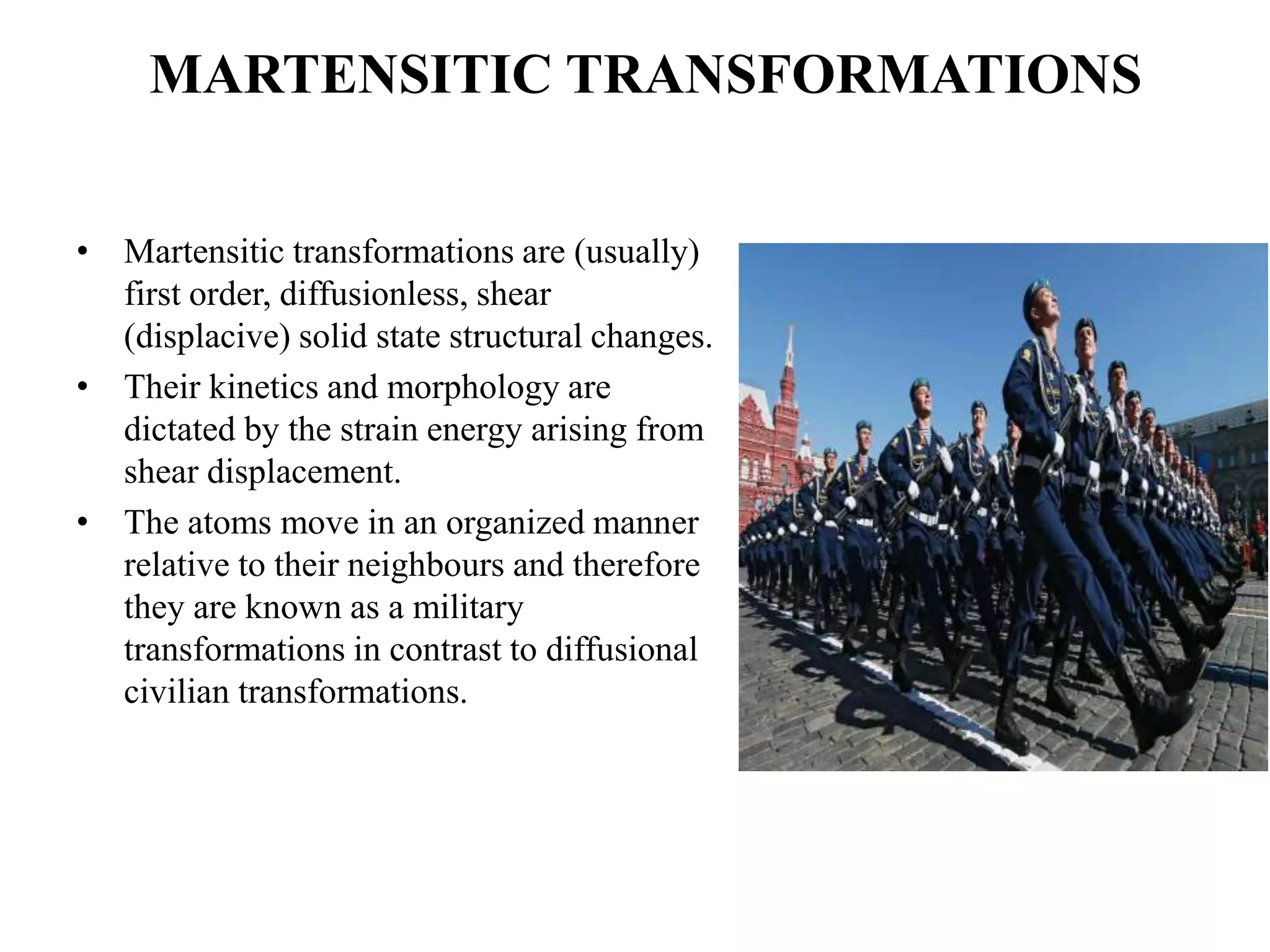 Transformation of martensite | PPTX