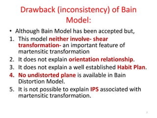 Transformation of martensite | PPTX