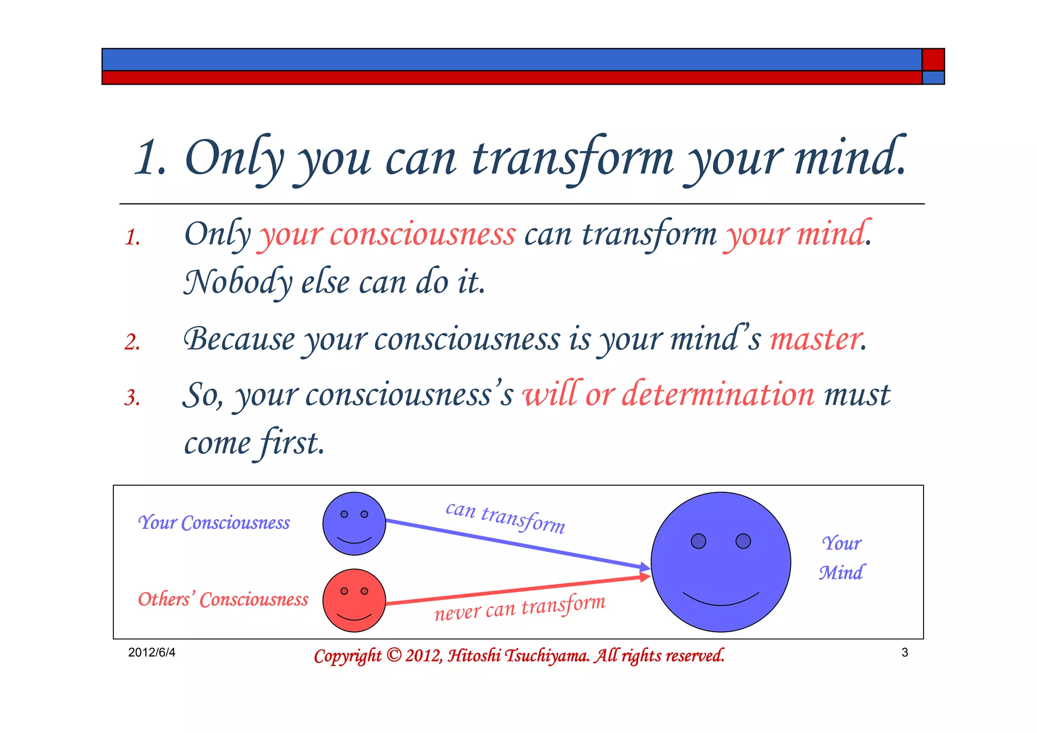 Transformation of Mind (English) | PPT