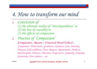 Transformation of Mind (English) | PPT