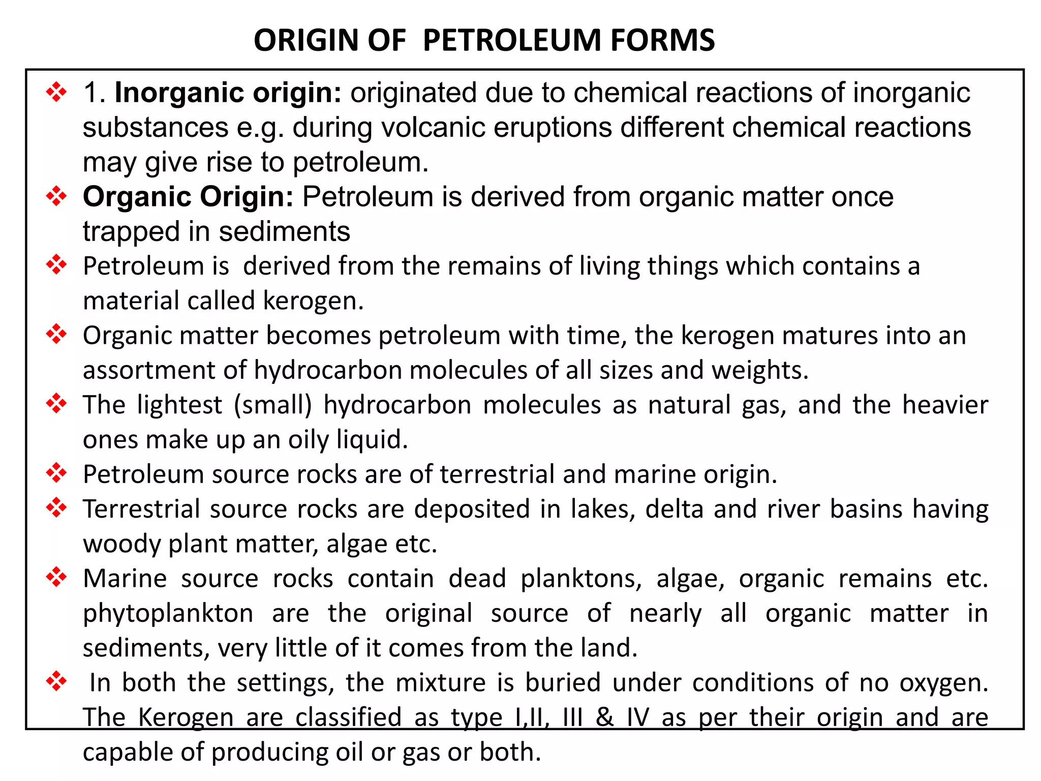 transformation of organic matter into kerogen.pptx | Chemistry | Science